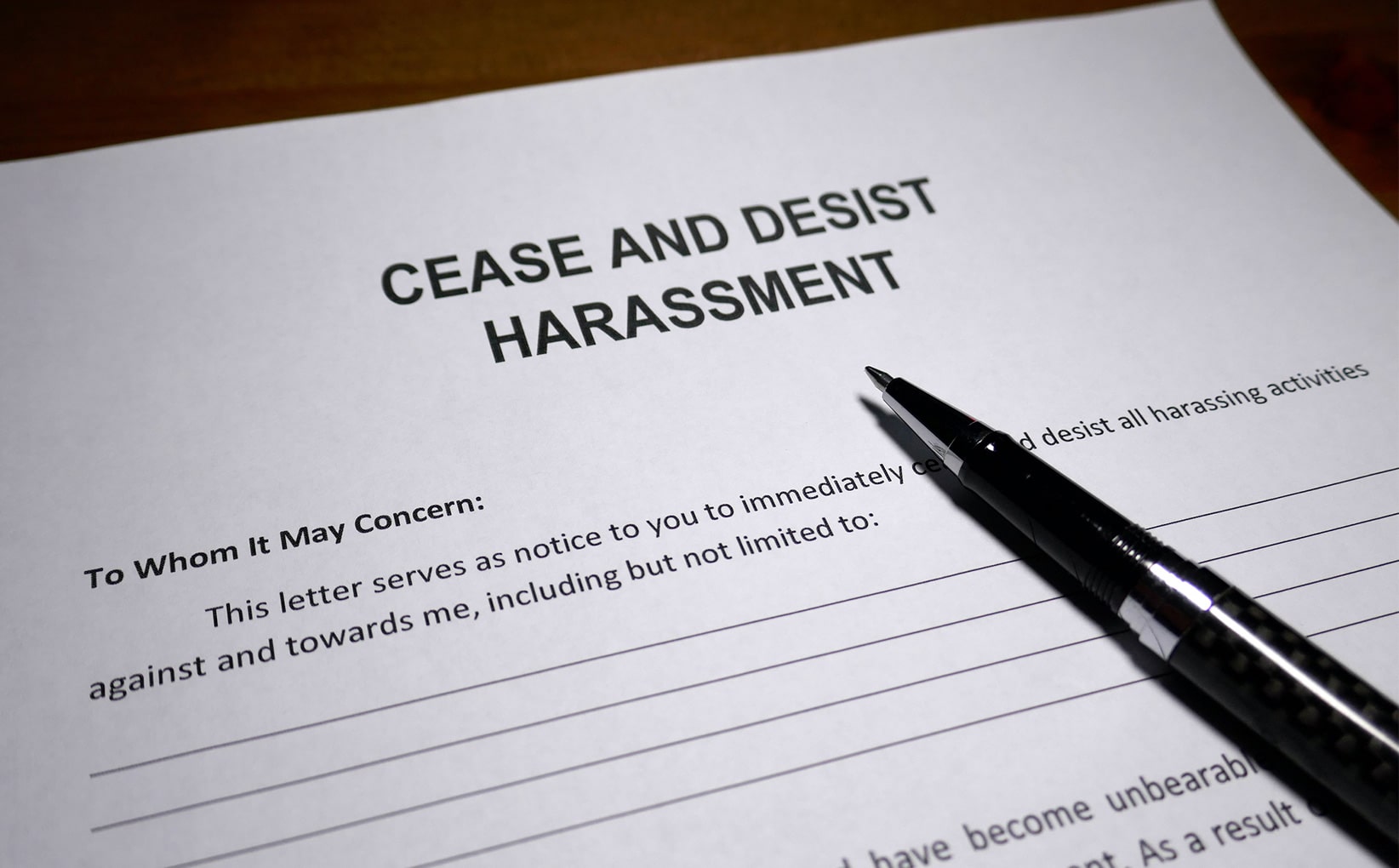 Trademark Cease and Desist Letter - Trademark Lawyer Firm